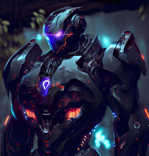 Cyberpunk Robot Concept Art By Midjourney By Marcelosilvaart On Deviantart