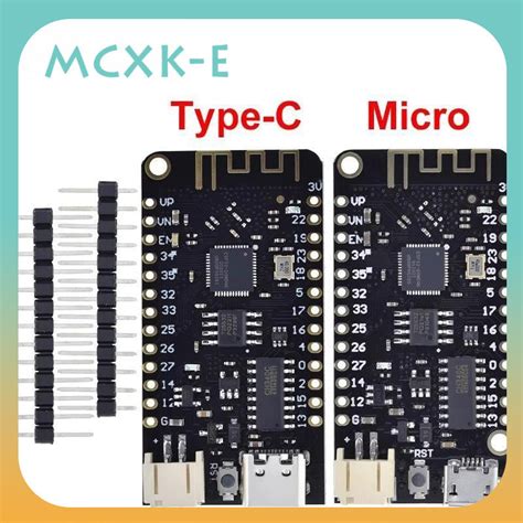 Mcxk E Wemos Lite V100 เสาอากาศบลูทูธ Wifi Esp32 Esp 32 Rev1 Ch340g Python 4mb Microtype C