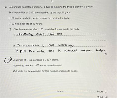 Half Life Question Help R Igcse
