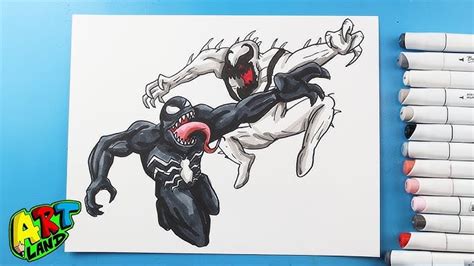 How To Draw Cartoon Venom