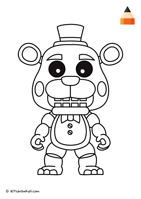 Coloring Page Freddy Fazbear Freddy Para Colorear Libro De Colores Páginas Para Colorear