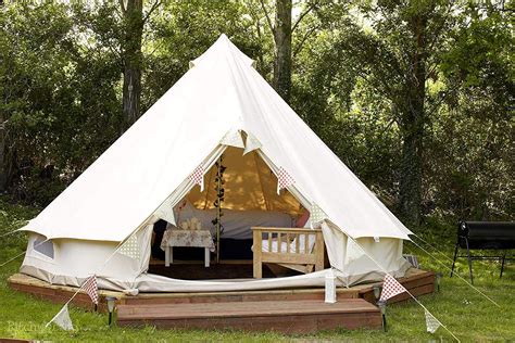 Outdoor Waterproof Luxury Glamping Bell Tents Boutique Camping
