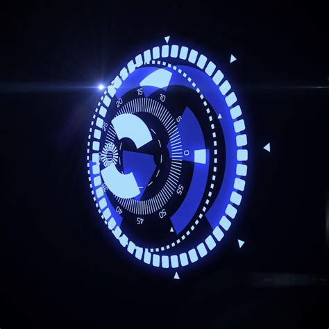 Futuristic Hud Target Ux Ui Interface Premium Ai Generated Image