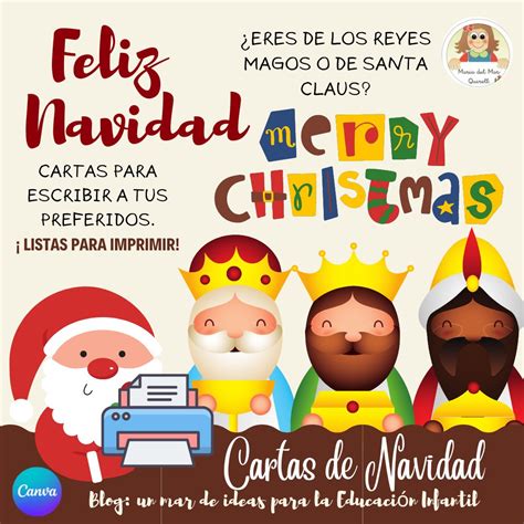 Cartas De Navidad Listas Para Imprimir