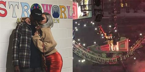 Kylie Jenner Riding A Roller Coaster At Travis Scott Concert Ps Celebrity