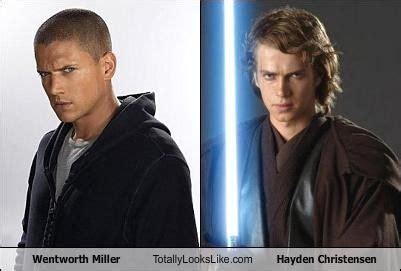Wentworth Miller And Hayden Christensen Look Soooo Much Alike