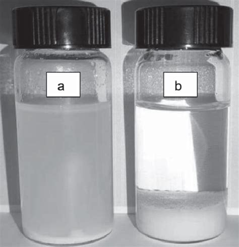 Visual Aspect Of A Ha And B Haad37 Aqueous Suspensions Download