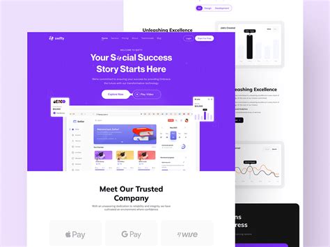 Saas Landing Page Uiux Design Behance