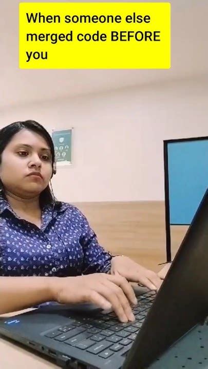 🤯🤯when Someone Else Merged Code Before You Codinghumor Shorts Ytshorts Office Programming