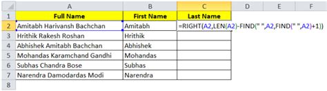 How To Remove Middle Name From Full Name In Excel Excel Unlocked
