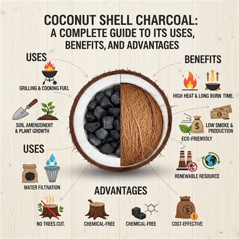Coconut Shell Charcoal The Ultimate Guide To Its 7 Key Benefits