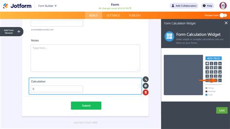 Form Calculation Math Function Reference