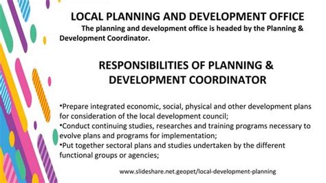 Local Development Planning PPT Civic Affairs Politics