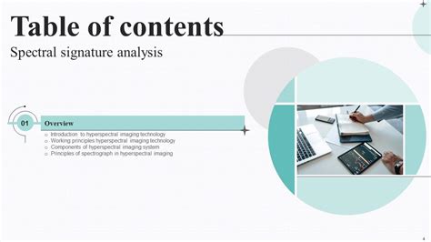 Spectral Signature Analysis Powerpoint Presentation Slides Ppt Template