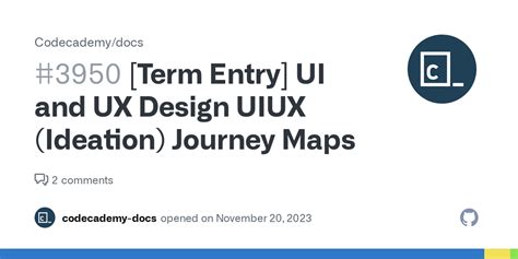 Term Entry Ui And Ux Design Uiux Ideation Journey Maps · Issue 3950 · Codecademydocs · Github