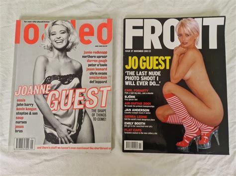 Loaded Magazine Jan 1996 Front Magazine Nov 2001 Joanne Guest Jo