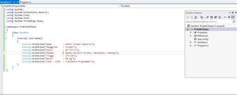 Membuat Program Biodata Dengan Bahasa C Di Visual Studio Ictizen