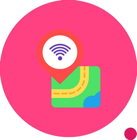 Wifi Long Circle Icon Vector Art At Vecteezy