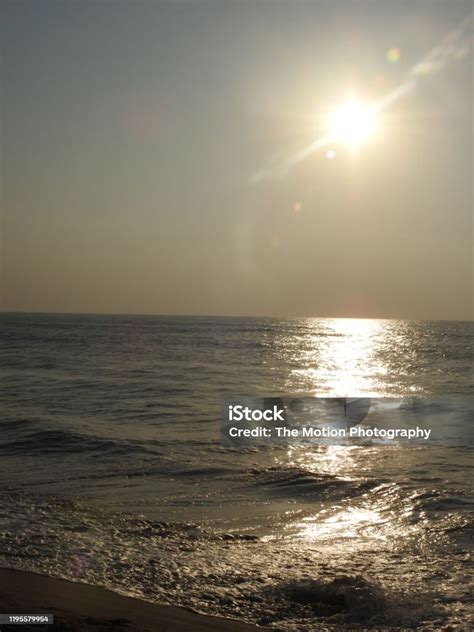 바베이도스 비치 푸른 밝은 카리브해 해안선 새벽 황혼 수평선 아침 자연 반사 모래 바다 하늘 여름 태양 햇빛 맑은 일몰 황혼 물