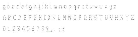 Font Dot Matrix Untuk Printer Biasa