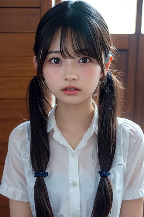 アイドル、 ツインテール Seaart Ai