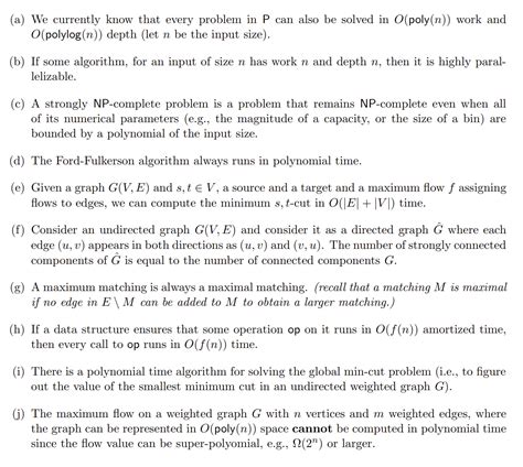 Solved A We Currently Know That Every Problem In P Can Chegg Com