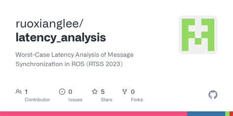 Github Ruoxiangleelatencyanalysis Worst Case Latency Analysis Of Message Synchronization In