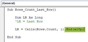 Vba Last Row How To Find The Last Used Row In The Column