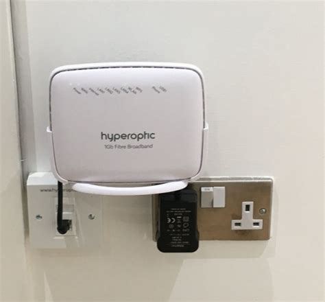 Hyperoptic Socket Already In My Home Is A Cat5 Connection Does That