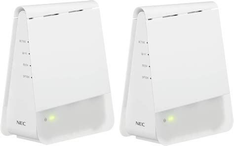 Amazon 【 Jp限定】nec Wifi6 メッシュルーター 親機and中継機セットwi Fi 6 11ax Ax1800 Atermシリーズ ペアリング済み Am