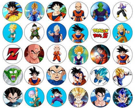 Dragon Ball Z Cupcake Topper Idea Techjambo