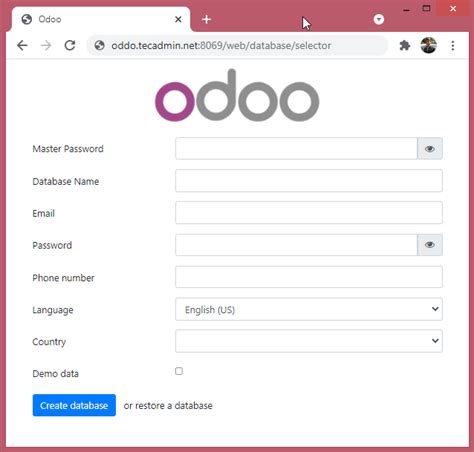 How To Install Odoo 14 On Ubuntu 20 04 Tecadmin