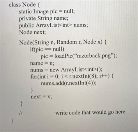 Solved Write A Method For This Class Named DeepCopy That Chegg