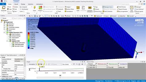 Ansys Explicit Dynamics Bahasa Indonesia Youtube