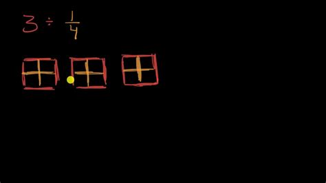 Пример за деление на цяло число с обикновена дроб Youtube