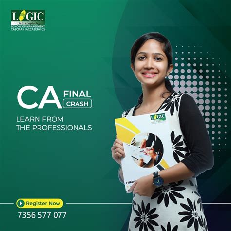 Ca Final Crash By Logic School Of Management Crash Course School Coaching