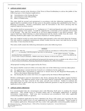 Fillable Online Minor Variance Application Form Fax Email Print PdfFiller