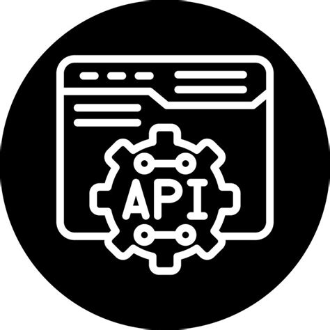 Premium Vector Api Icon Style