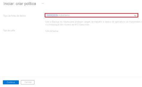 Fazer Backup Do Serviço De Kubernetes Do Azure Usando O Backup Do Azure Azure Backup