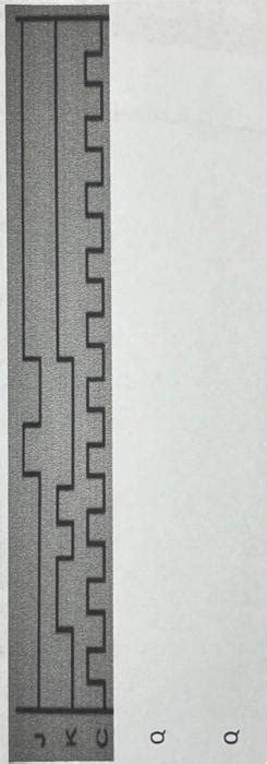 Solved Draw The Jk Flip Flop Waveform Q Q However