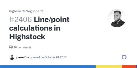 Linepoint Calculations In Highstock · Issue 2406 · Highchartshighcharts · Github