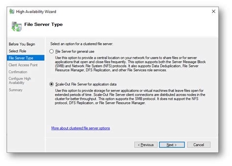 creare uno scale out file server in windows server 2019 e windows
