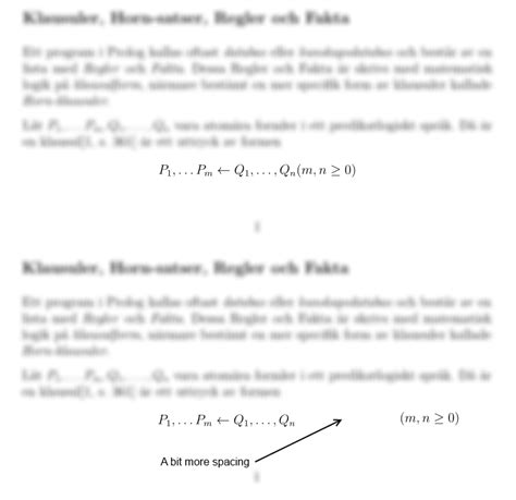 Math Mode Define Variables On The Right Side In A Displaymath
