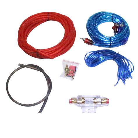 Raindrops Car Audio System Car Audio Subwoofer Amplifier Installation Cable Kit 1set 118 11inch