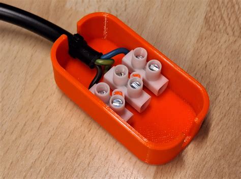 three wire cable clamp box snap fit by hd creator download free stl model