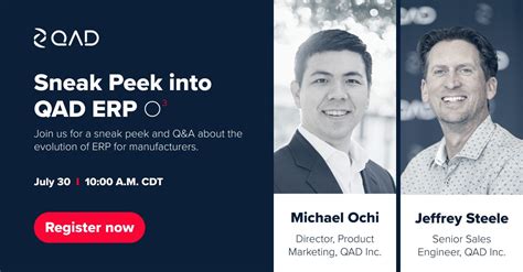 Qad On Linkedin Clouderp Erp Webinar