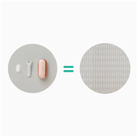 Quip Metal Refillable Floss Pick Starter Kit Reusable Pick