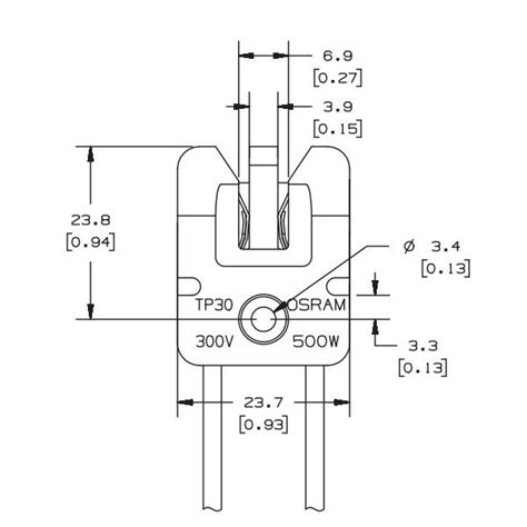 Osram Tp 30 Gy53 Lamp Holder Ceramic Socket Bulbamerica