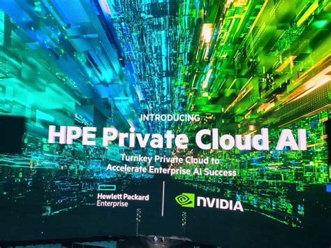Hpe En Nvidia Verwelkomen Liefdeskind Private Cloud Ai Itdaily