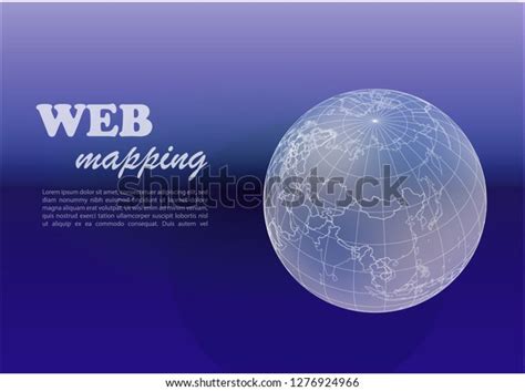 Geographic Information Systems Gis Cartography Mapping Stock Vector